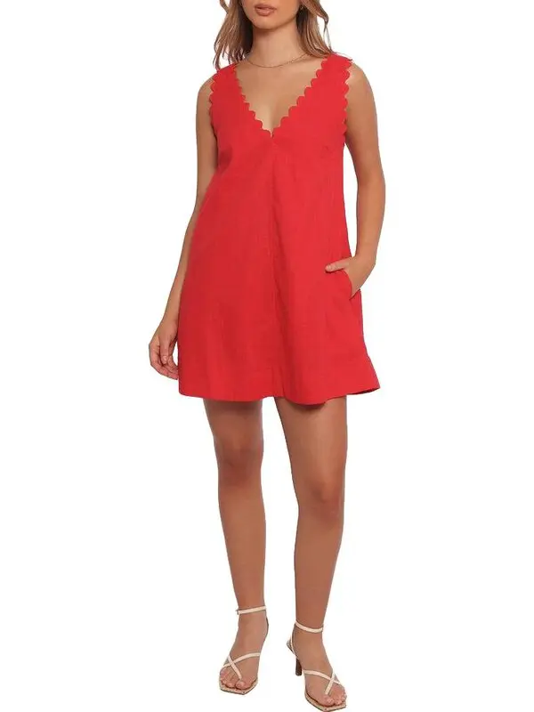 PETAL & PUP Blaine Minidress - Red