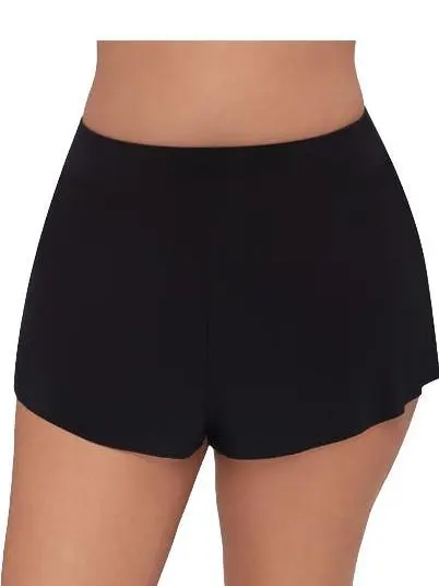TRIMSHAPER Mid-rise Swim Short - Black