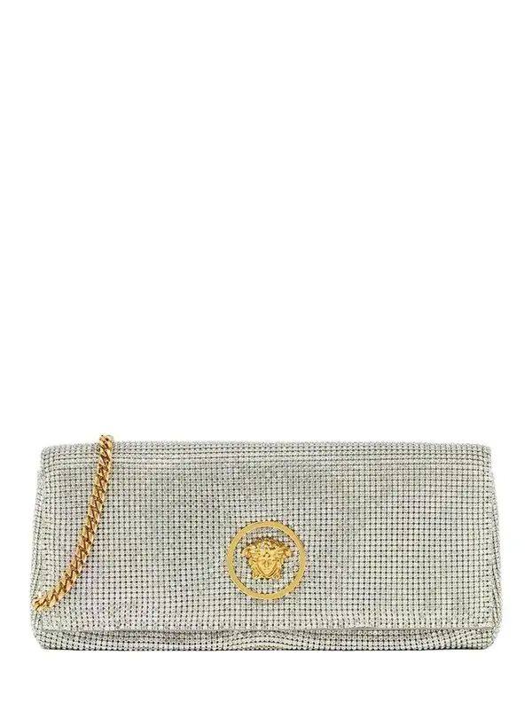Versace La Medusa Clutch - Silver