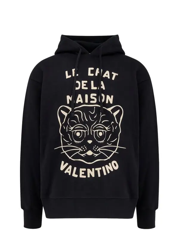 Valentino Garavani Cotton Sweatshirt - Black
