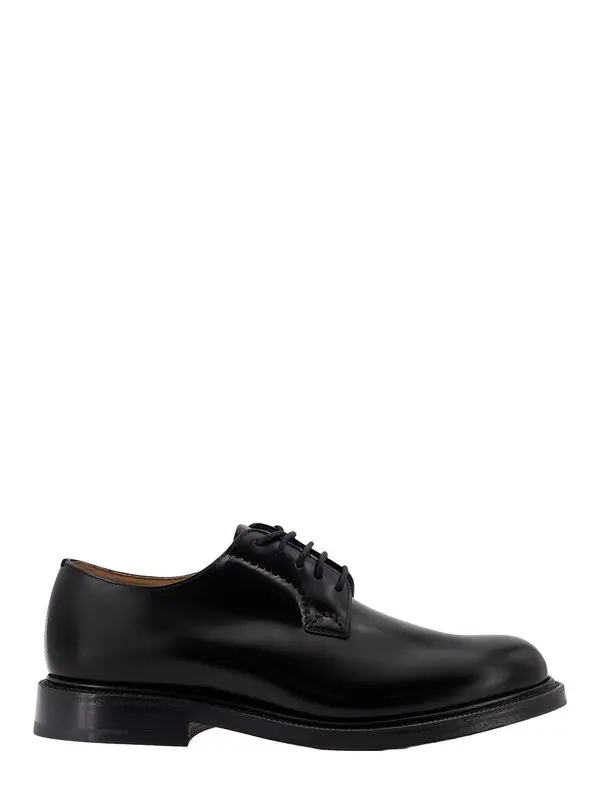 Church's Shannon Leather Lace-up Shoes - Black