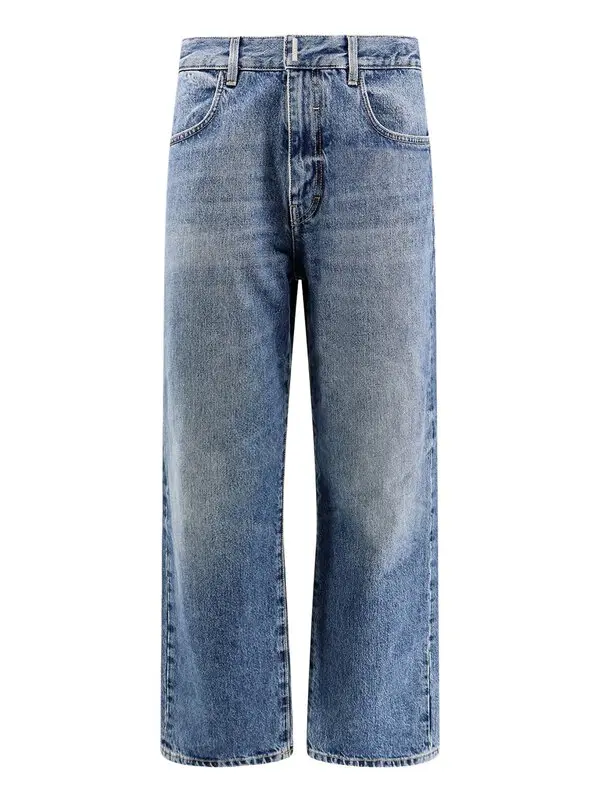 Givenchy Denim Jeans With Metal 4g Detail - Blue