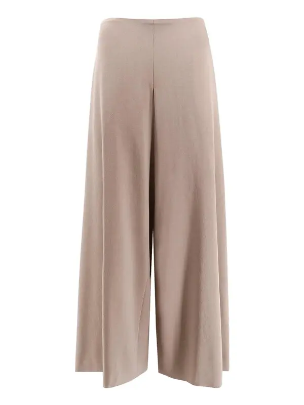 THE ROW Wool Flared Trouser - Grey