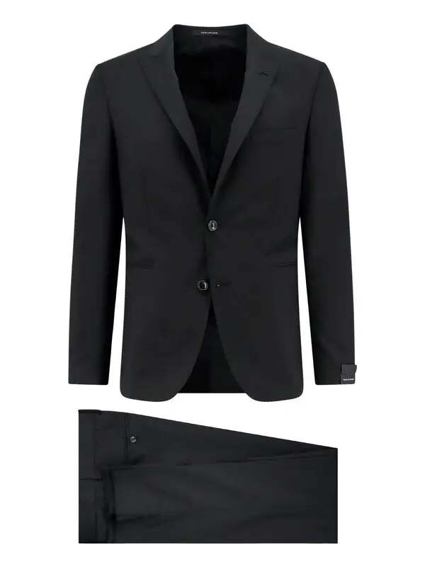 Tagliatore Virgin Wool Suit - Black