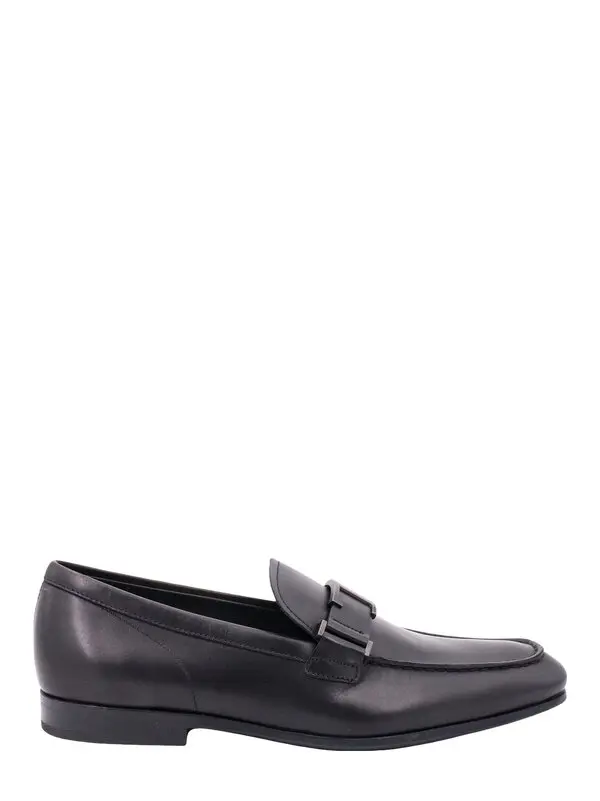 TOD'S Leather Loafer - Black