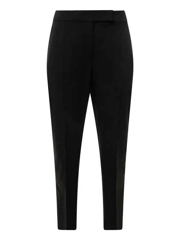 Max Mara Virgin Wool And Mohair Trousers - Black