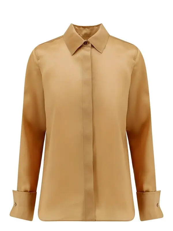 Max Mara Silk Shirt - Brown