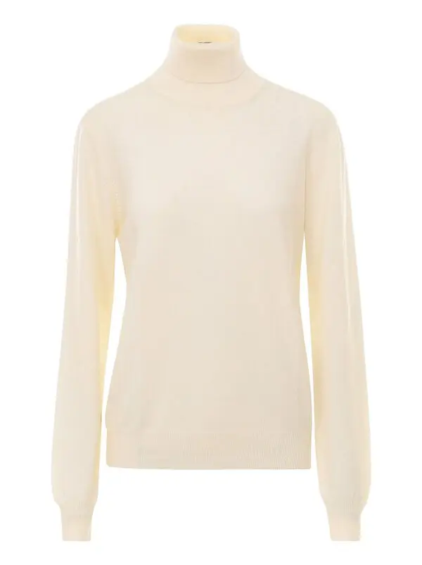 NUGNES 1920 Virgin Wool Sweater - White