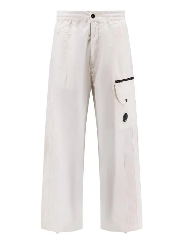 C.P. COMPANY Cotton Cargo Trousers - White