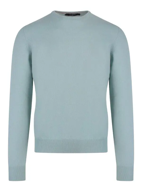 NUGNES 1920 Cashmere Basic Sweater - Green