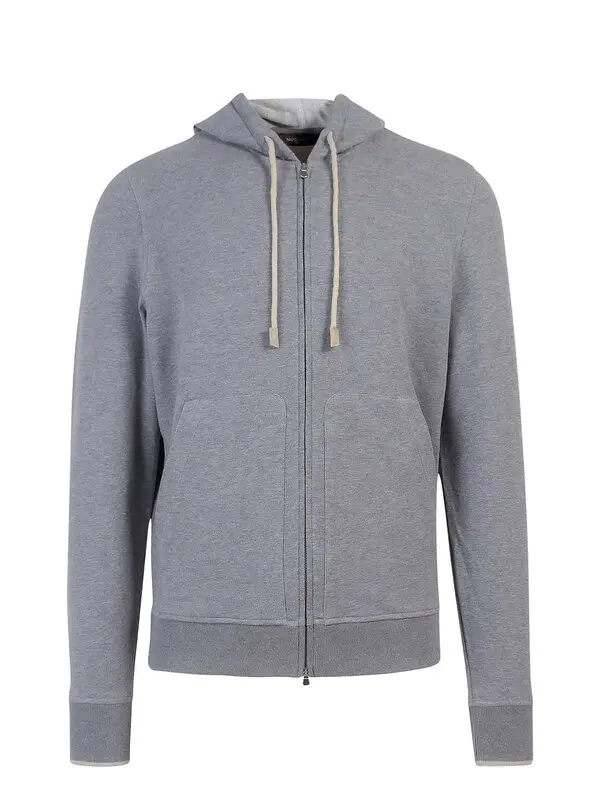 NUGNES 1920 Cotton Sweatshirt - Grey