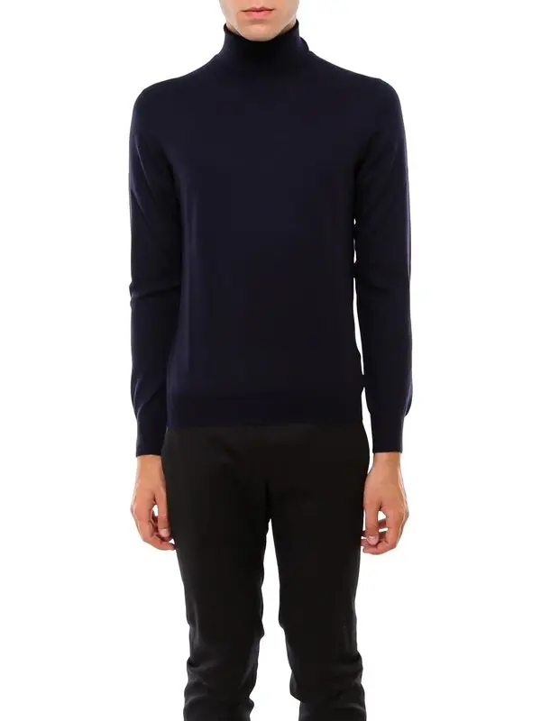 NUGNES 1920 Virgin Wool Sweater - Blue