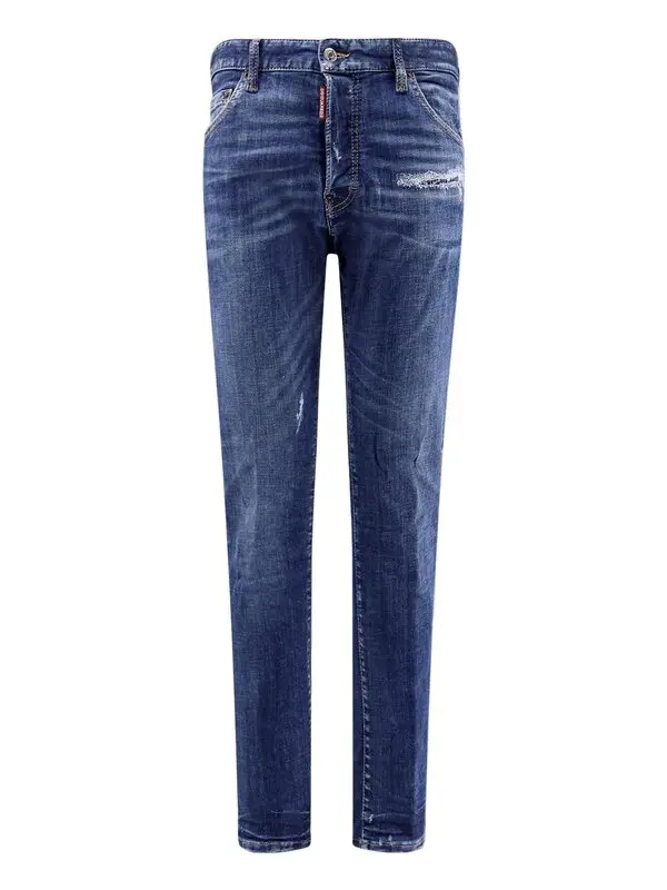 Dsquared2 Cool Guy Stretch Cotton Jeans - Blue
