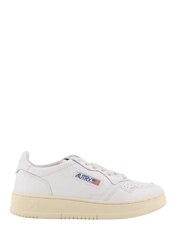 AUTRY Medalist Low Leather Sneakers - White