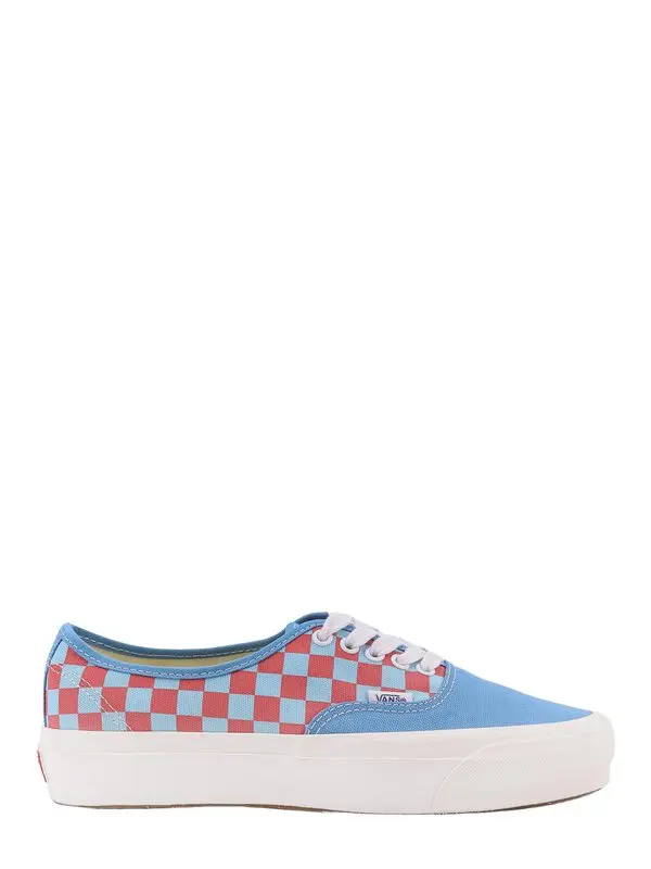 VANS Lx Authentic 44 Sneakers In Checkboard Canvas - Blue