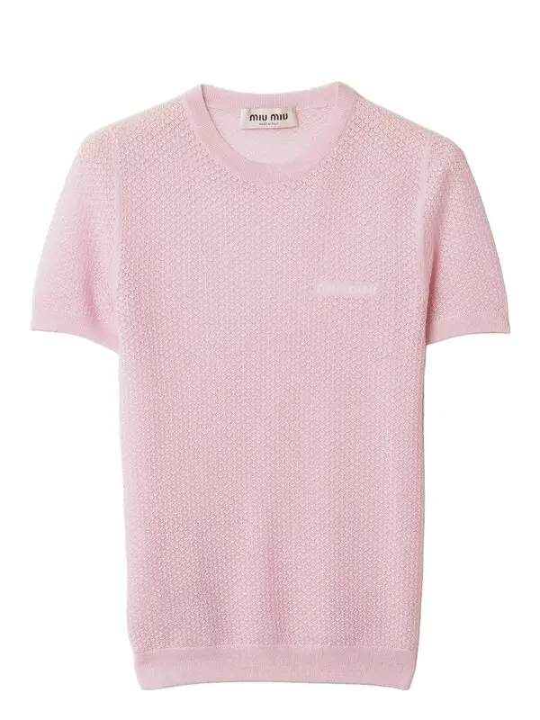 Miu Miu Cashmere Sweater - Alabaster Pink