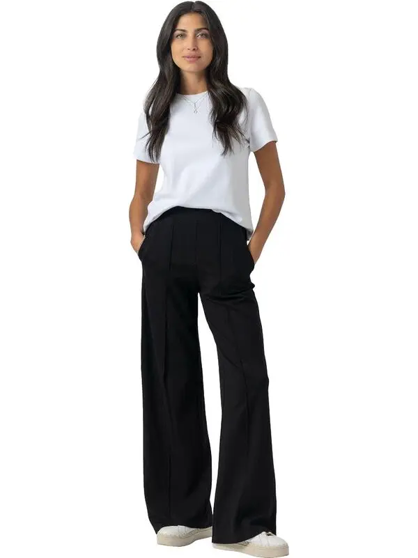 SAINT + SOFIA Keller Wide Leg Pant - Black
