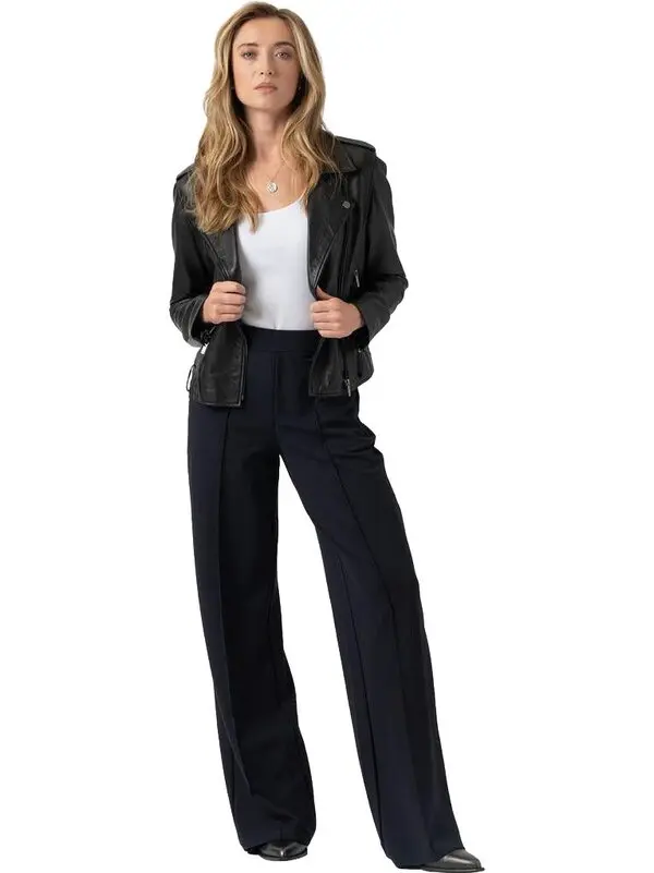 SAINT + SOFIA Keller Wide Leg Pant - Navy