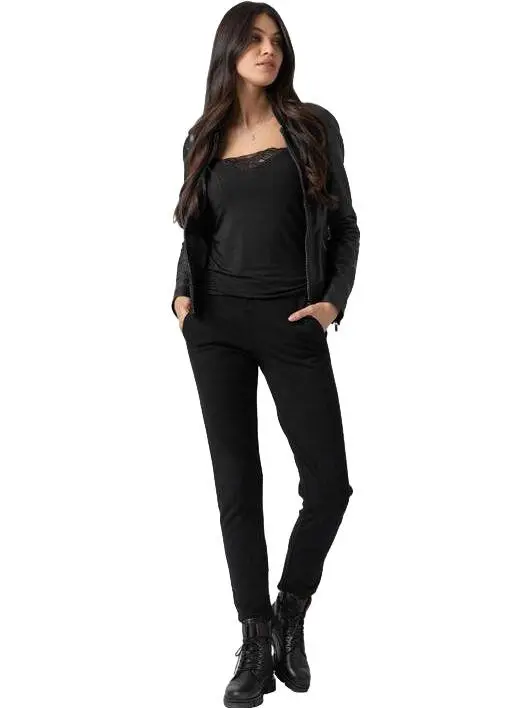 SAINT + SOFIA Finsbury Tapered Pant - Black