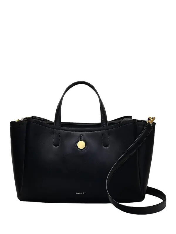 RADLEY Bathurst Mews Ziptop Satchel Bag - Black