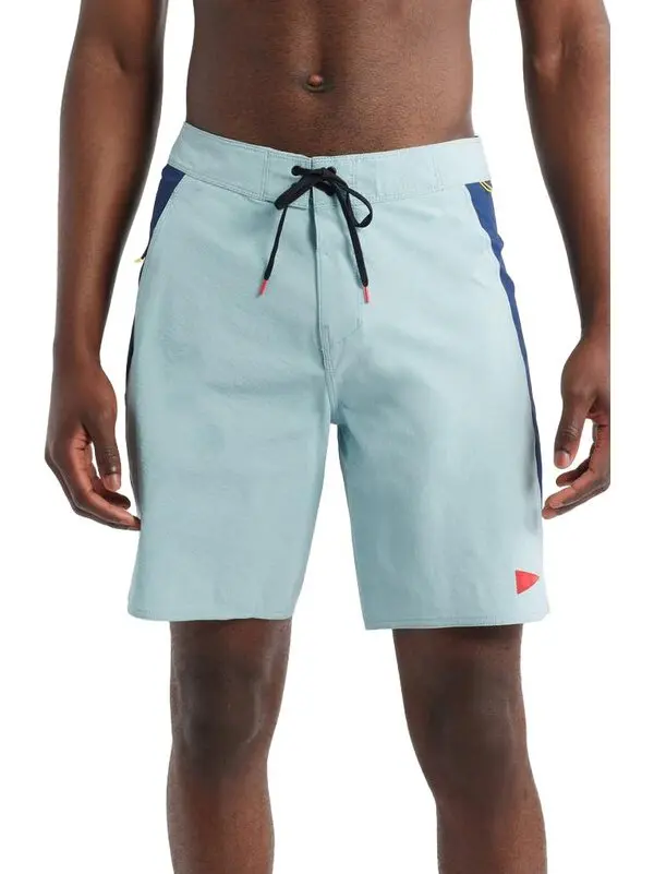 FLORENCE Cordura Airtex Board Shorts - Light Blue