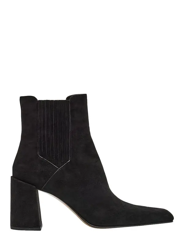 Gabriela Hearst Luke Suede Booties - Black