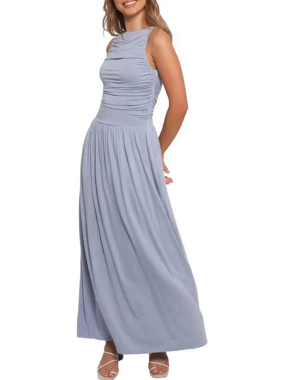 PETAL & PUP Shirley A-line Dress - Blue