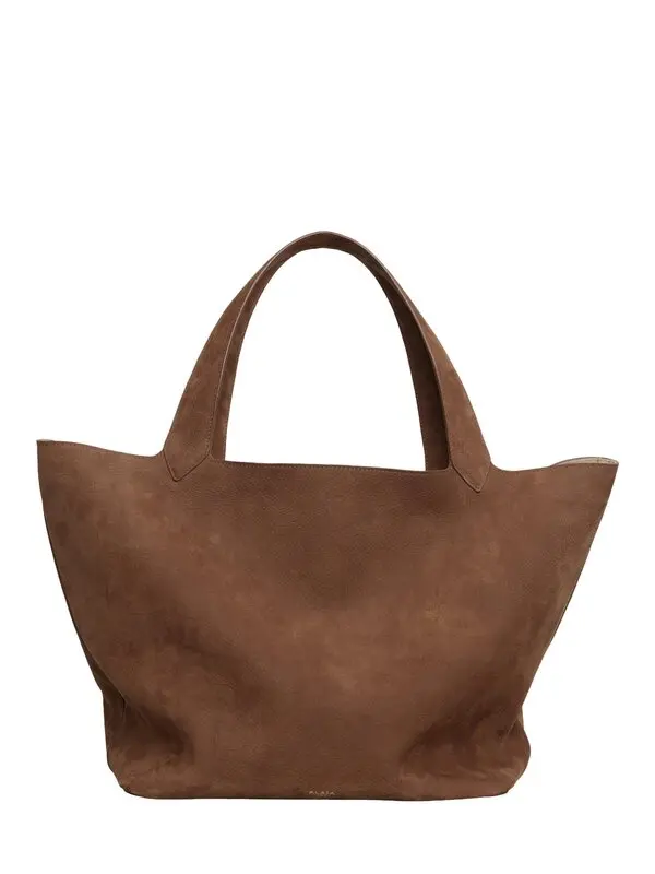 Alaïa Nubuck Tote Bag - Brown
