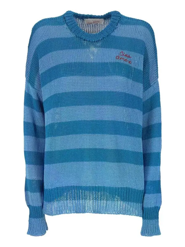 Giada Benincasa Striped Sweater - Blue