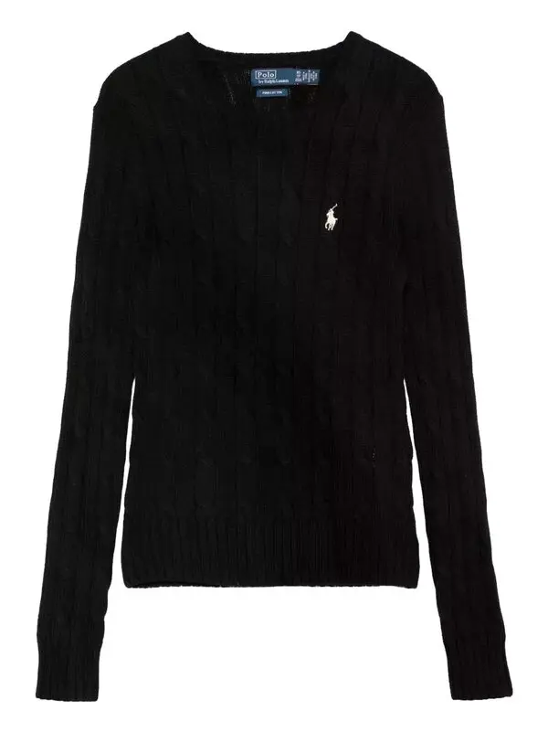 Polo Ralph Lauren Cotton Crew Neck Sweater - Black