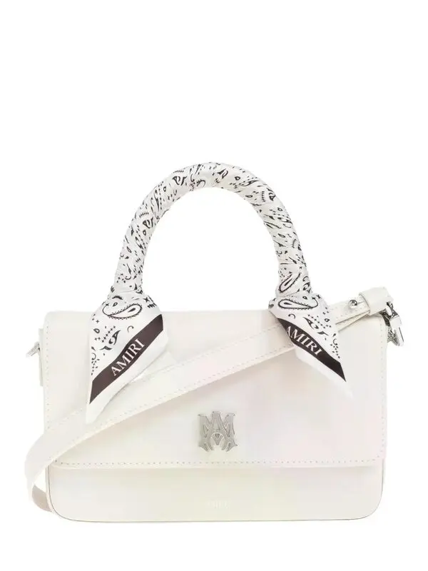 Amiri Tote Bag With Bandana Handle - Neutrals