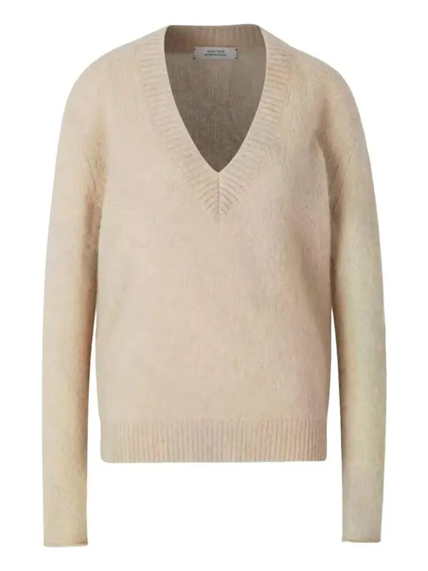 Dorothee Schumacher V-neck Relaxed Fit Sweater - Neutrals