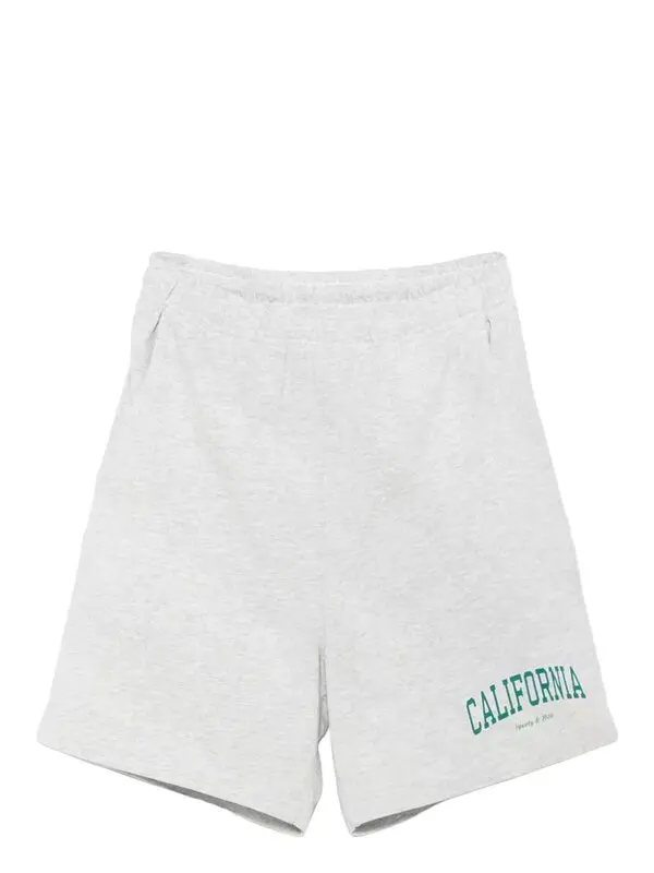 SPORTY & RICH Cotton-blend Shorts - Grey