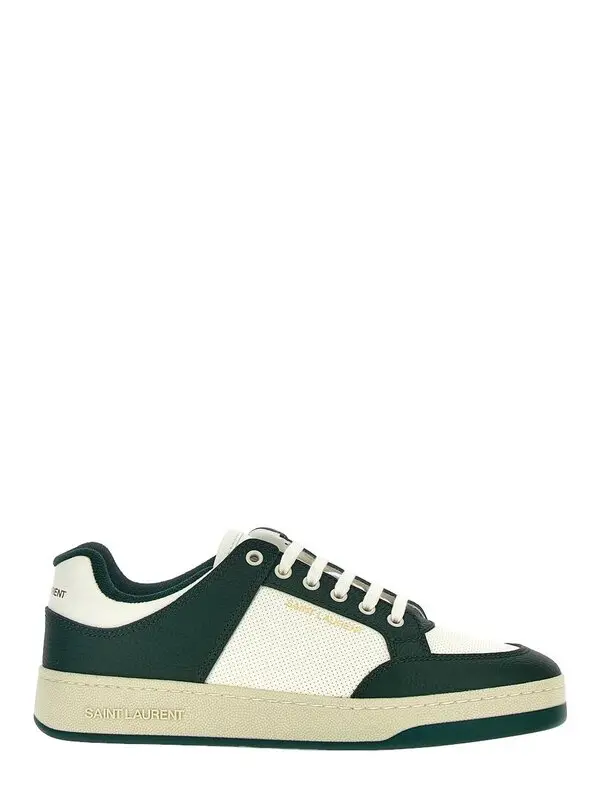 Saint Laurent Sl/61’ Leather Sneakers - Green