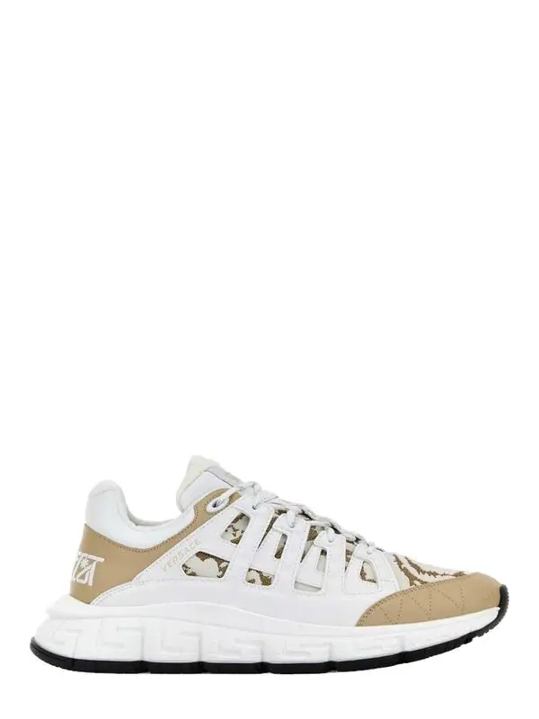 Versace Trigreca Barocco Sneakers - White