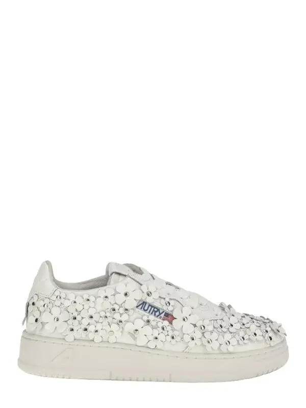 AUTRY Blooming Medalist Sneakers - White
