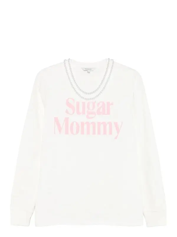 MARKGONG Slogan Print T-shirt - White
