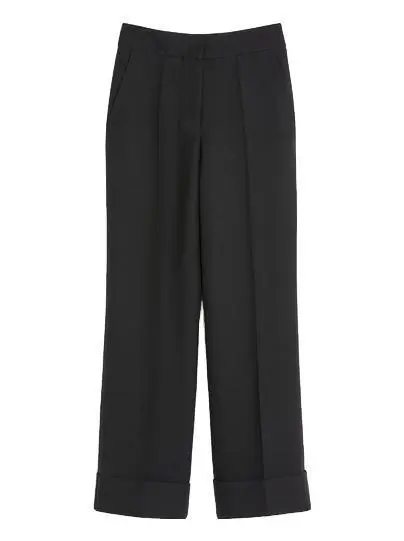 Valentino Garavani Crepe Couture Pants - Black