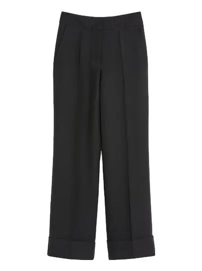 Valentino Garavani Crepe Couture Pants - Black