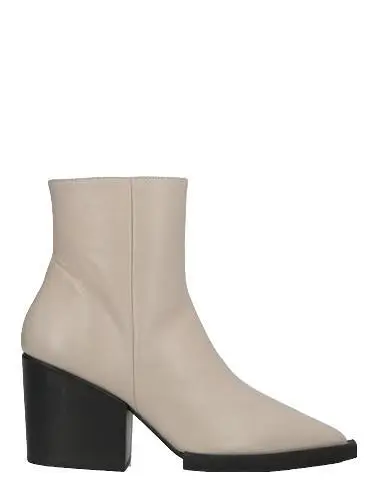 PALOMA BARCELO Leather Ankle Boots - Grey