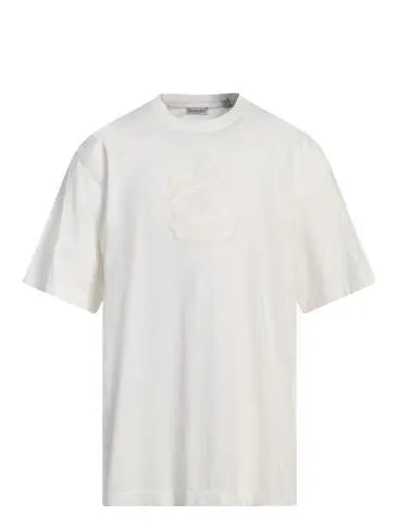 Burberry T-shirt Ivory Size Cotton, Elastane - White
