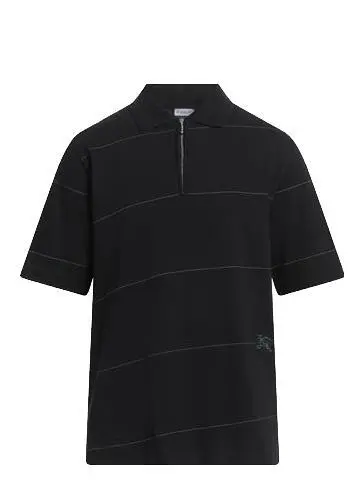 Burberry Polo Shirt Size Cotton, Elastane - Black