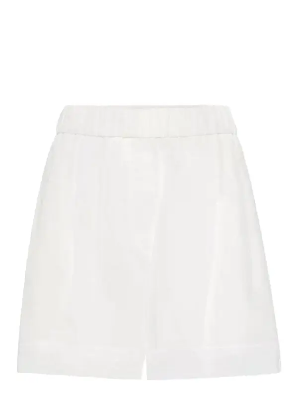 Brunello Cucinelli Organza Shorts - White
