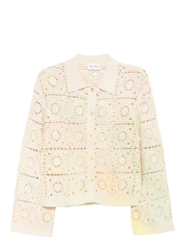 MALINA Moraya Cardigan - Neutrals