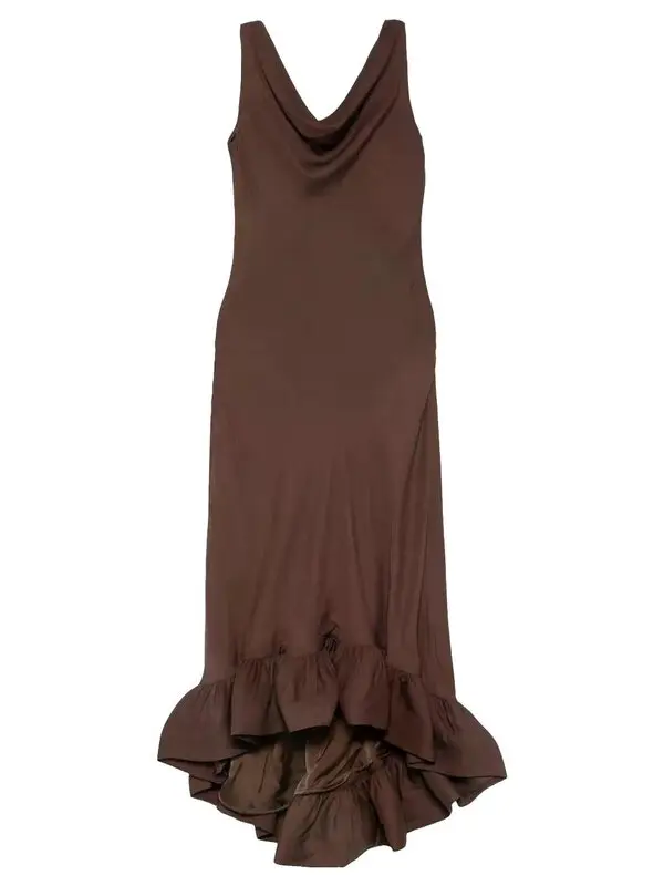 MALINA Alia Maxi Dress - Brown