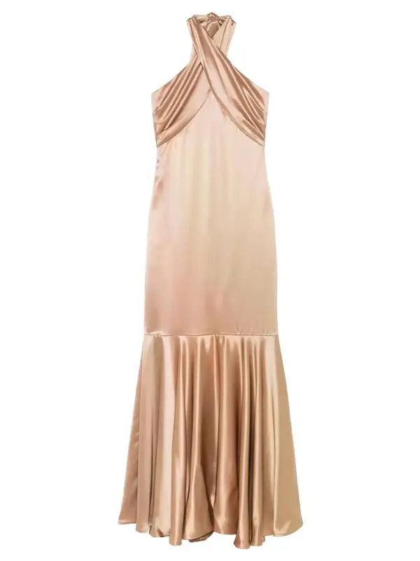 MALINA Alene Maxi Dress - Neutrals