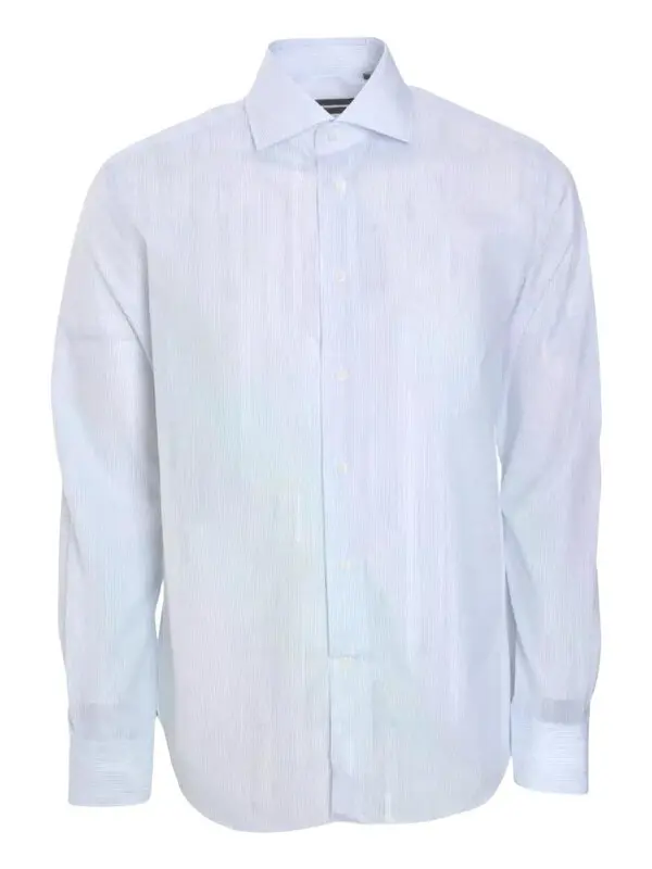 Corneliani Striped Button-up Shirt - White