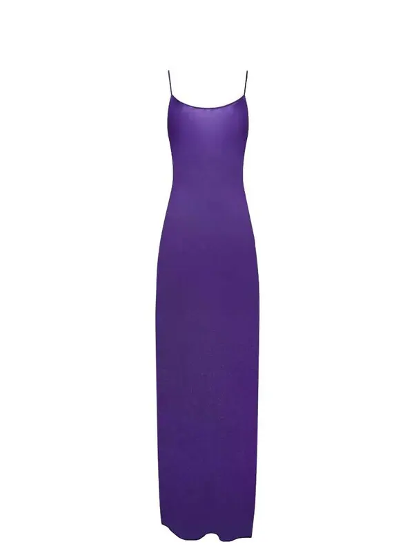 MAISON CLOSE Fever Backless Maxi Dress - Purple
