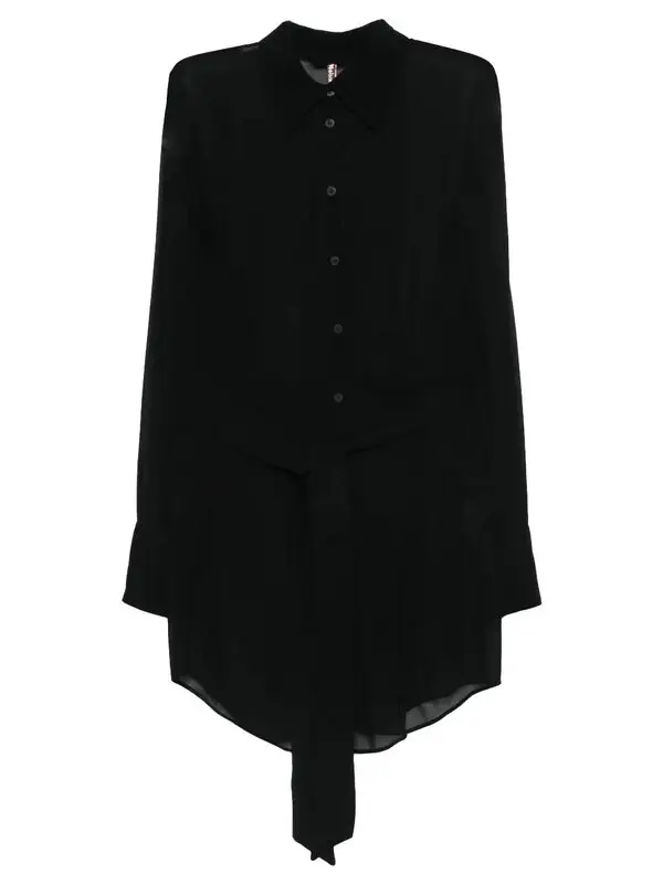 MAISON CLOSE Fever Beach Shirt Dress - Black