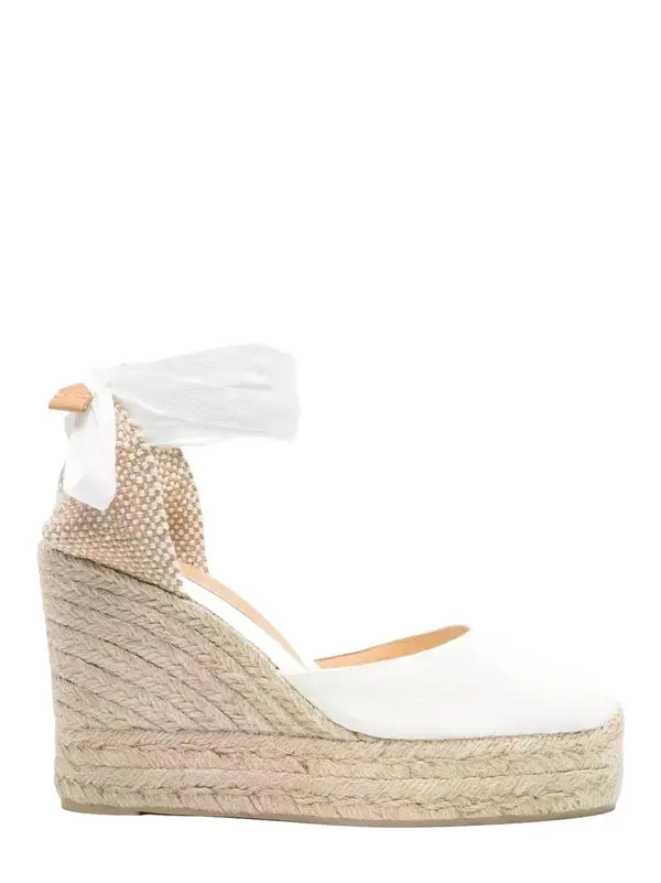 CastaÑer 115mm Carina Espadrilles - White